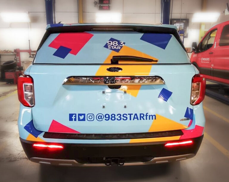 INPS Fleet Solutions - Rogers Media Promotional Wraps